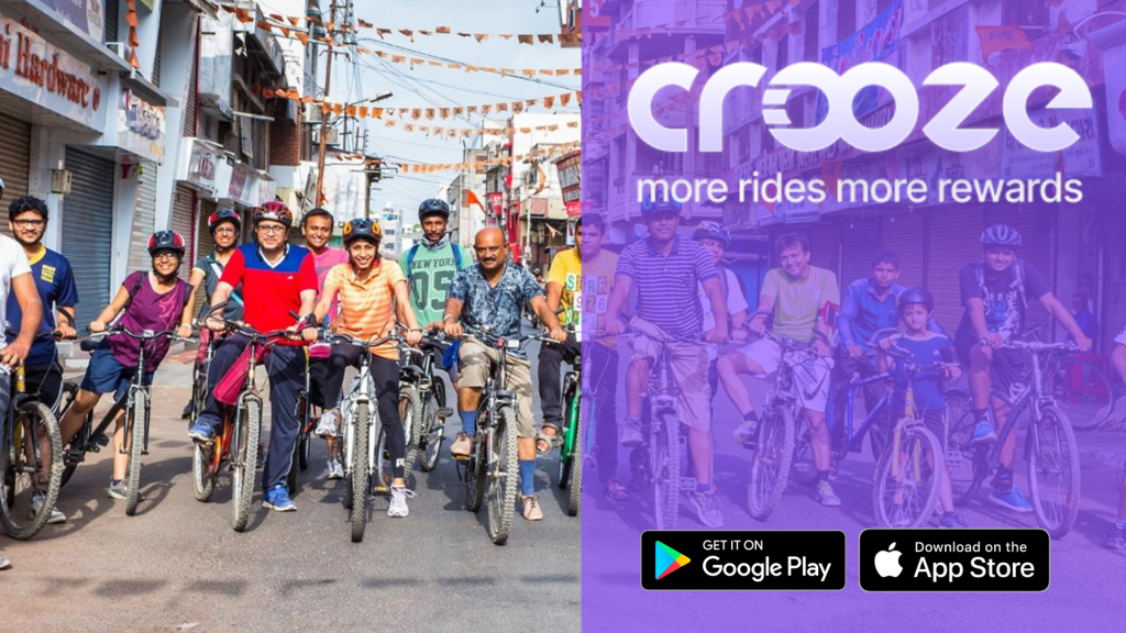 CROOZE APP: GET REWARDED FOR KILOMETERS YOU RIDE ON A BICYCLE - Pedal ...